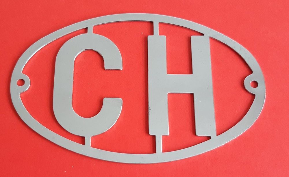 Vintage CH Zeichen Chrom (Gebraucht) in Bergdietikon für CHF 12 – mit ...