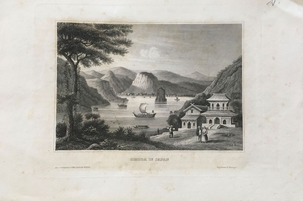Stahlstich Simoda in Japan - um 1850 (Gebraucht) in Frauenfeld für CHF 7.5 – mit Lieferung auf ...