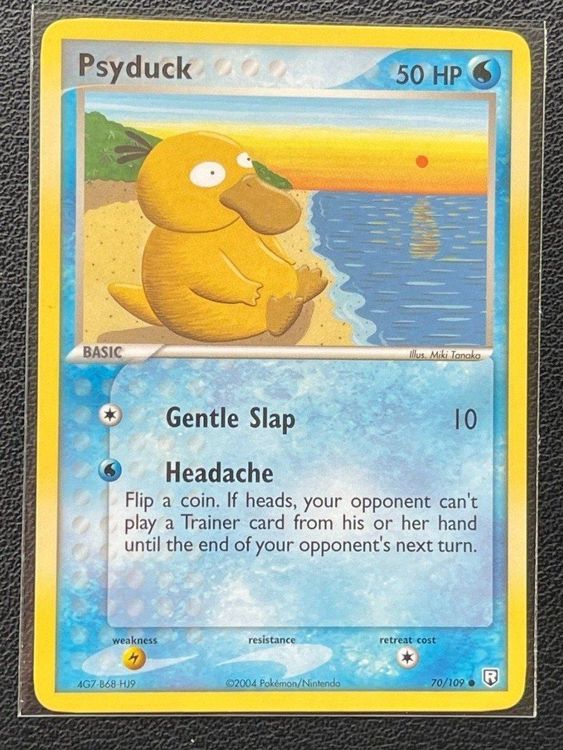 2004 Psyduck 70/109 EX Team Rocket Returns (Neu (gemäss Beschreibung ...