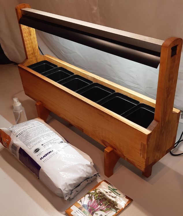 Indoor Gardening Microgreens Starter Kit – mit High-End LED (Gebraucht ...