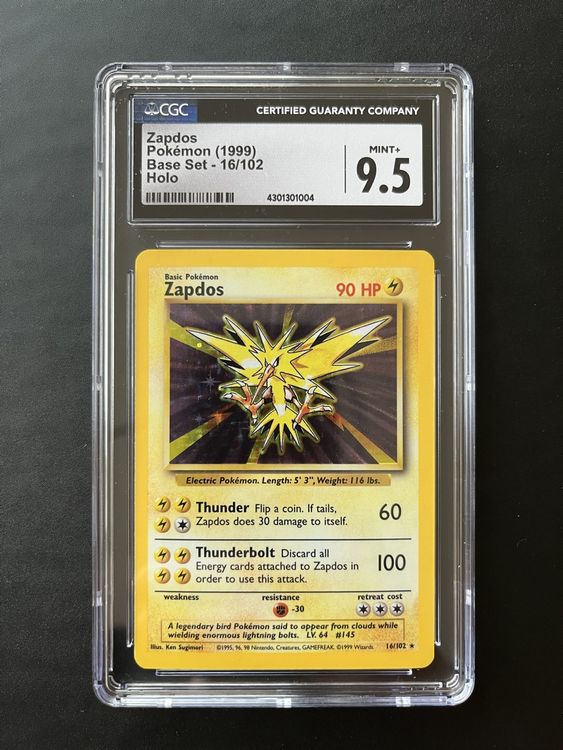 Pokémon Zapdos CGC 9.5 (Neu (gemäss Beschreibung)) in Fällanden für CHF ...