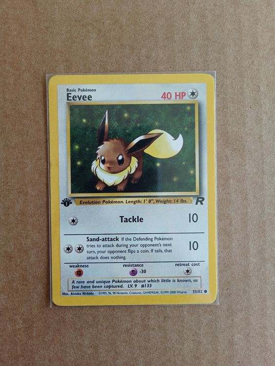 Eevee 1. Edition Team Rocket Evoli | Kaufen auf Ricardo