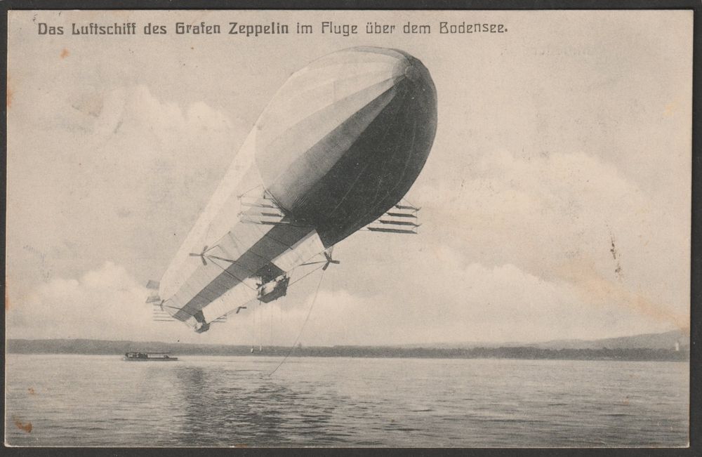 8.X.07: AK Zeppelin, LZ 3 (ZI), ab RORSCHACH (SG) (Gebraucht) in Basel ...