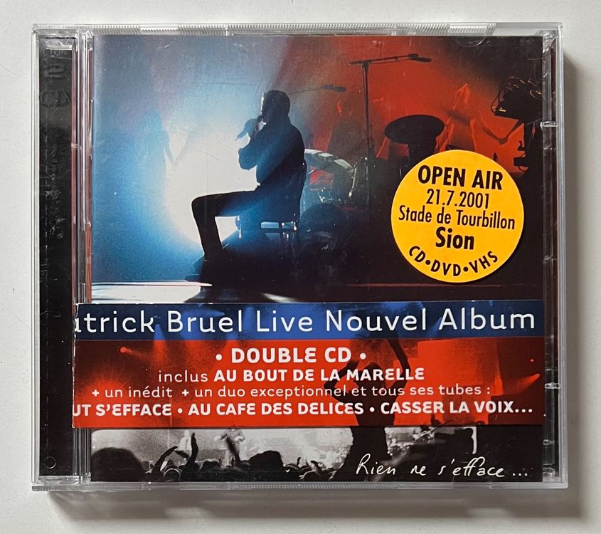 Patrick Bruel / Rien Ne S'efface... LIVE (2 CDs) (Gebraucht) in Näfels ...