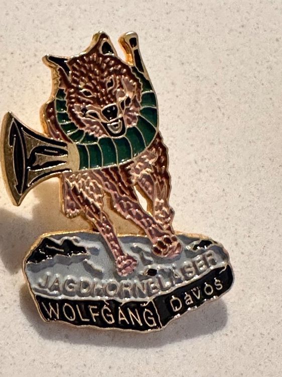 Wolfgang Davos Pin . (Gebraucht) in Gutenswil für CHF 4 – mit Lieferung auf Ricardo kaufen