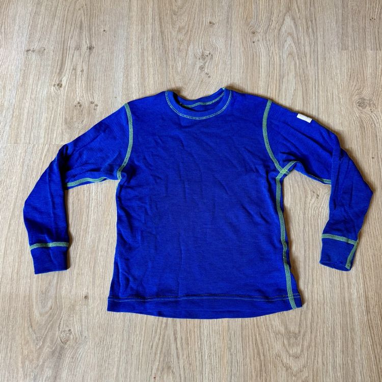 Janus Wool Long Sleeve Shirt, Blue, Ski Winter Kids (Gebraucht) in ...
