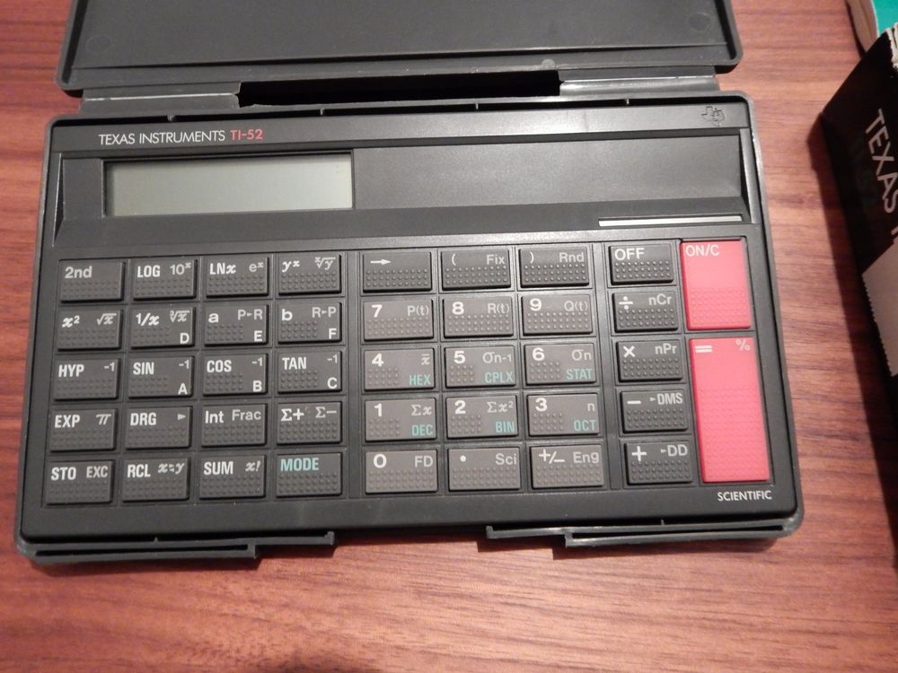 Neuer Taschenrechner Texas Instruments TI-52 (Neu (gemäss Beschreibung ...