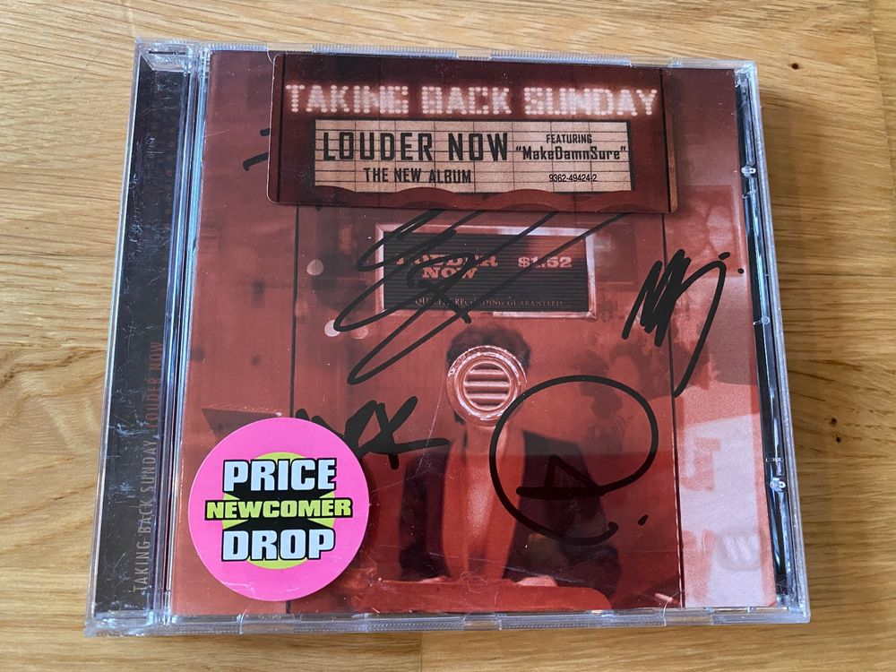Signierte CD „Louder Now“ von Taking Back Sunday | Kaufen auf Ricardo