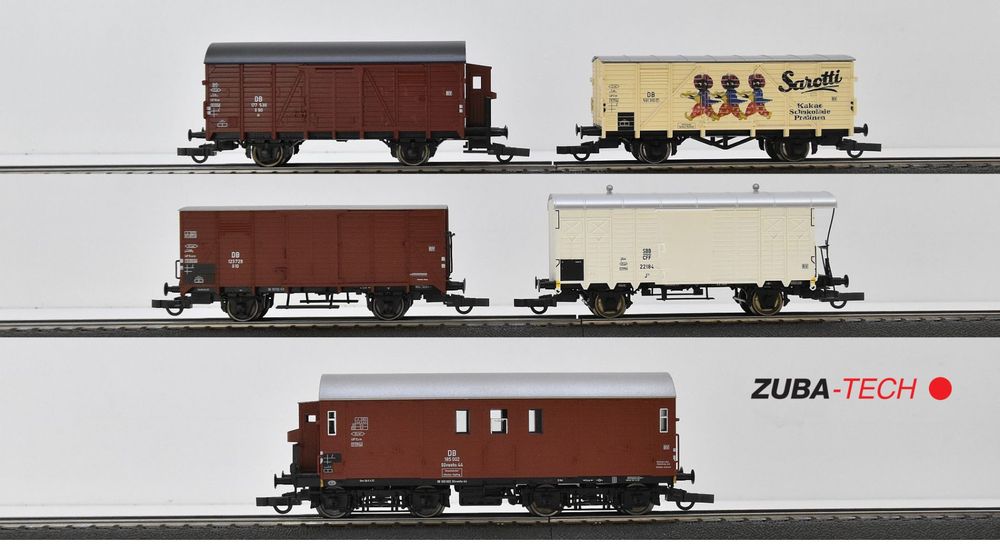 Roco/Fleischmann 5x Gedeckte Güterwagen der SBB/DB ohne OVP (Gebraucht) in St. Gallen für CHF 16 ...