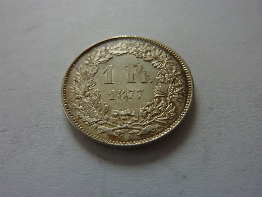 Uralter Einfränkler 1877, vorzüglich+ (Neu (gemäss Beschreibung)) in Birrwil für CHF 550 – mit ...