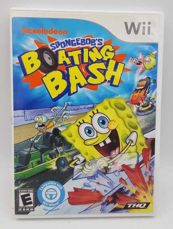 Nintendo WII - SpongeBob's - Boating Bash - Version US (D'occasion) à ...