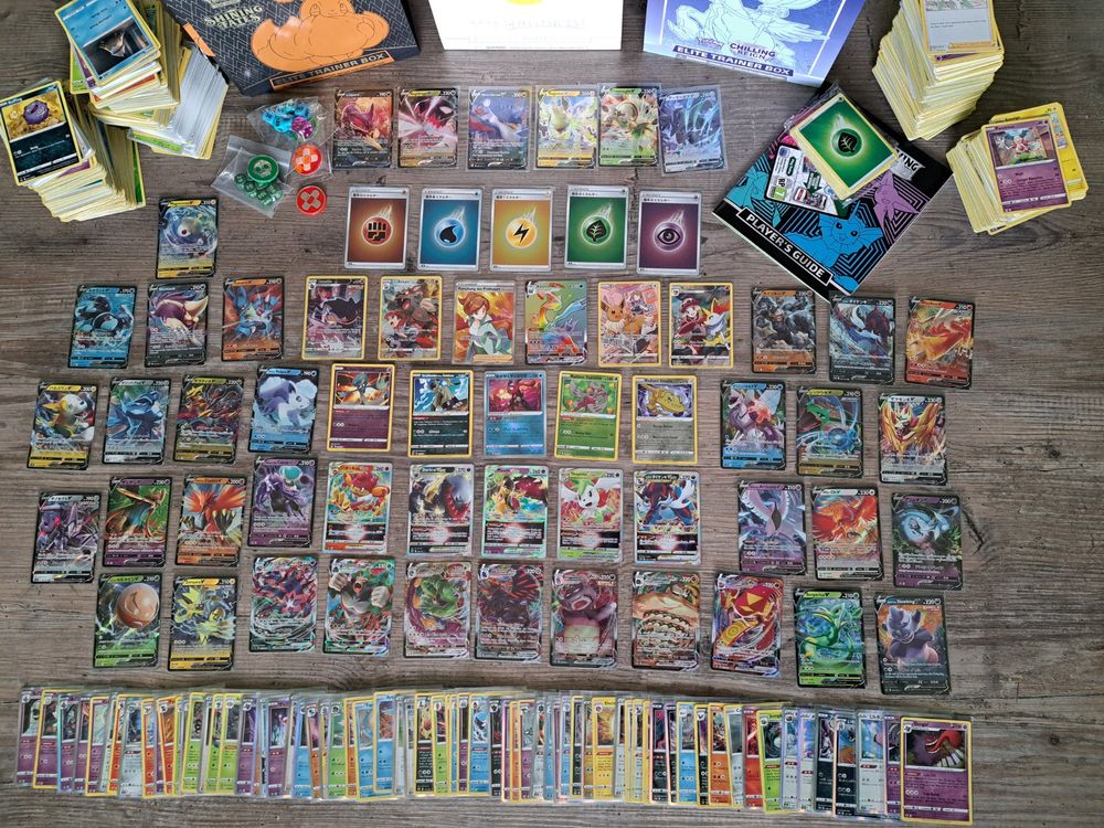 POKEMON KARTEN SAMMLUNG V/VMAX/SECRET/VSTAR/TG/RADIANT/SHINY (Gebraucht) in Uerzlikon für CHF ...