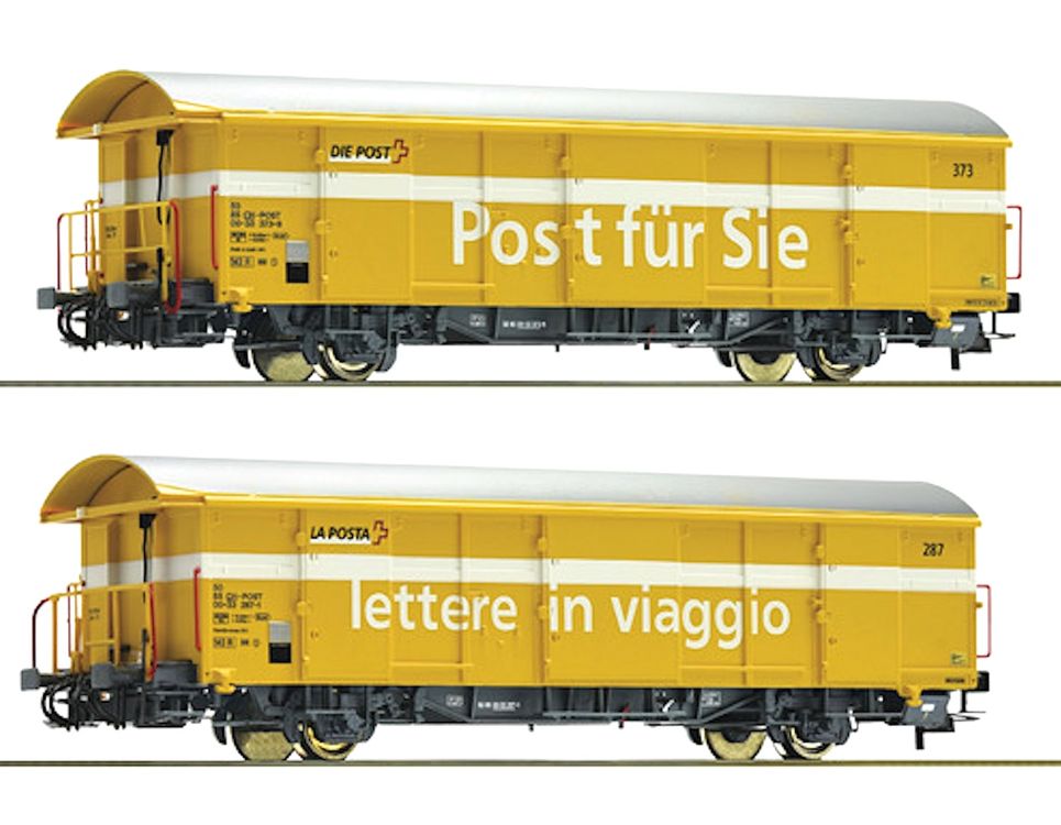 Roco 76201 - SBB Die Post-Güterwagen Z2 gelb - Ep. VI (Neu (gemäss ...