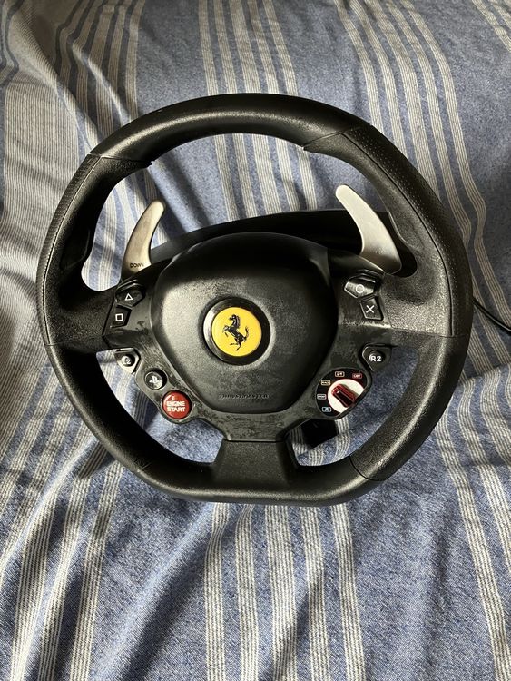 Gaming Lenkrad ps4&5 pc thrustmaster ferrari (Neu (gemäss Beschreibung ...