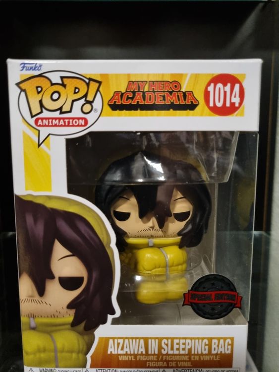 Funko Pop My Hero Academia #1014 - Aizawa in Sleeping Bag (Neu und ...