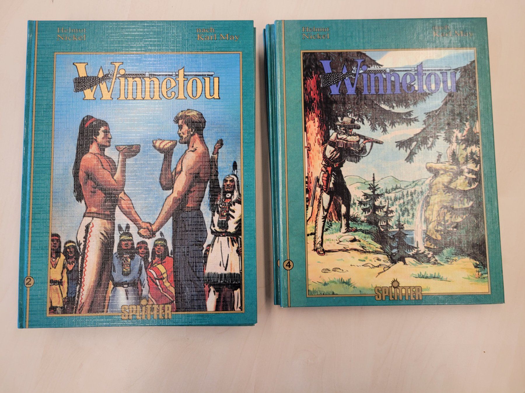 9 X Winnetou Comics, Splitter Verlag, nach Karl May (Gebraucht) in ...