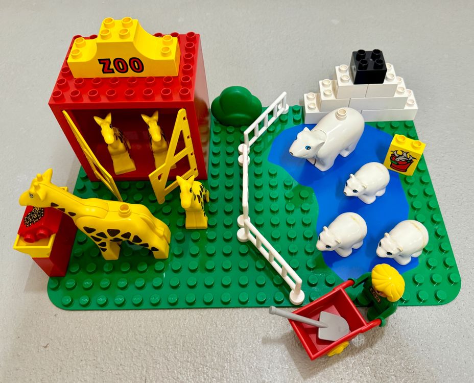 Lego Duplo: Zoo mit Giraffen und Eisbären, 90er Jahre | Kaufen auf Ricardo