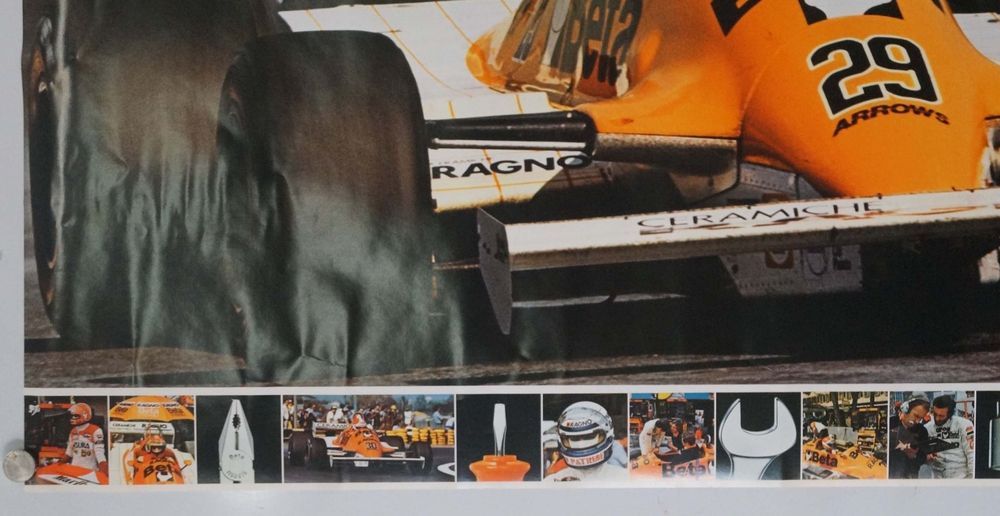 ⭐ Formel-1-Poster „Arrows Beta Ragno – Riccardo Patrese“ (Gebraucht) in ...