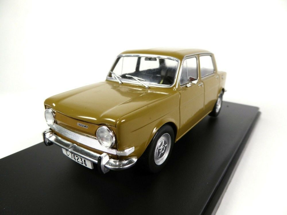 Simca 1000 Phase II 1969-1976 braun 1:24 von Hachette (Neu und ...