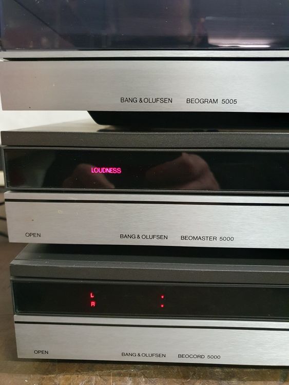 Set B&O 5000 Beomaster Beocord Beogram 5005 master panel (Gebraucht) in ...