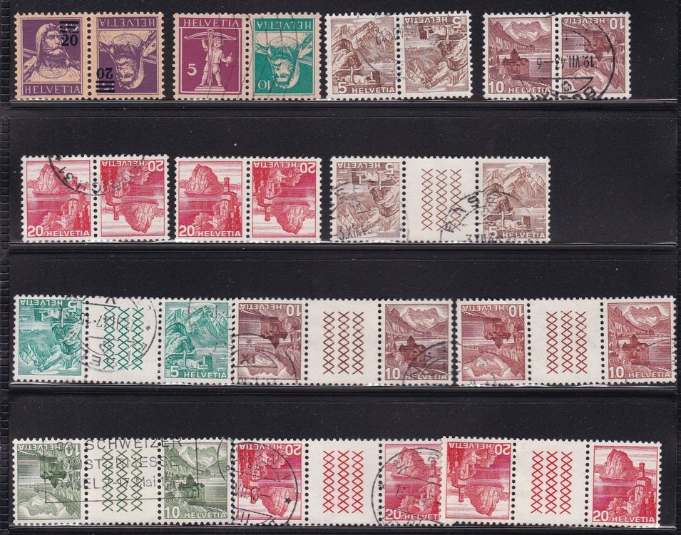 CH Briefmarken Lot "Kehrdruck & Zusammenhänge" | Kaufen auf Ricardo