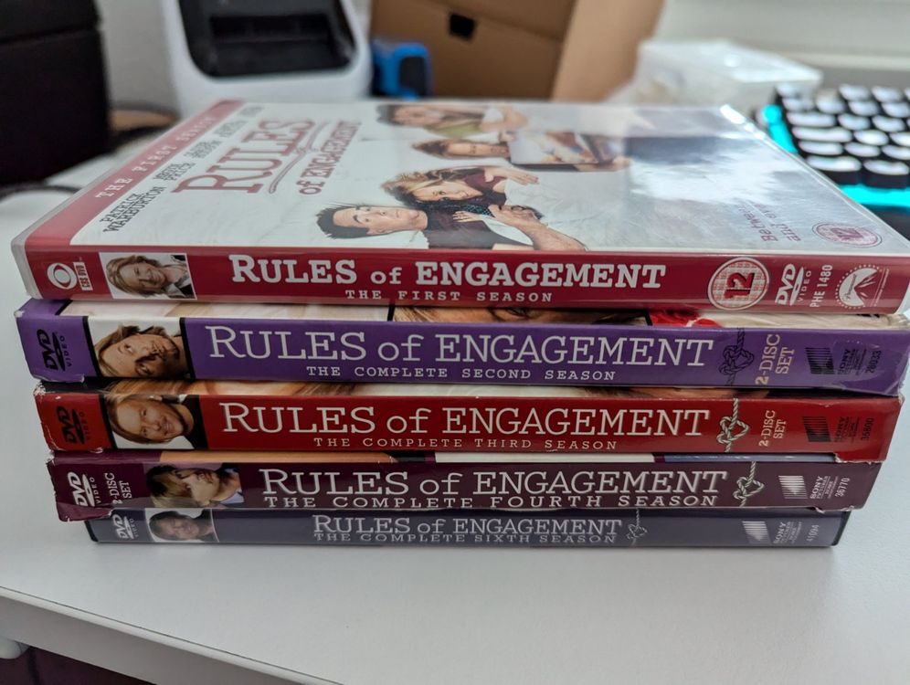 Rules of Engagement Season 1 2 3 4 + 6 DVD R1 US Comedy (Gebraucht) in ...