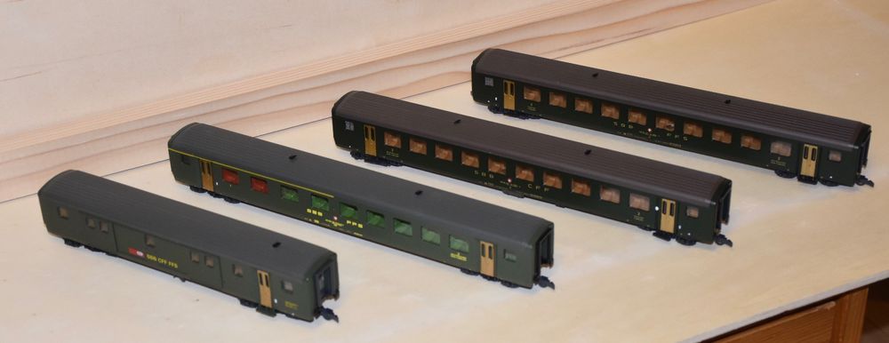 4 voitures VU II CFF/4 Wagen EW II SBB Roco. (Gebraucht) in Eclépens für CHF 40 – mit Lieferung ...