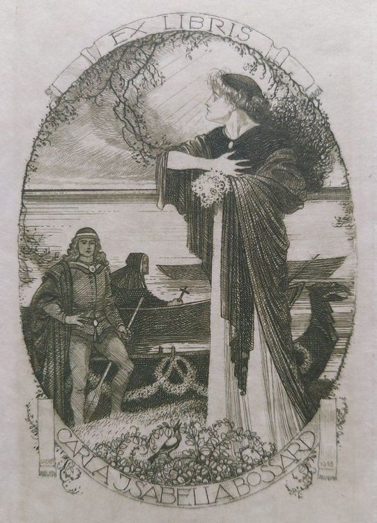 Exlibris Alfred Soder - Original Radierung (Gebraucht) in Obfelden für ...