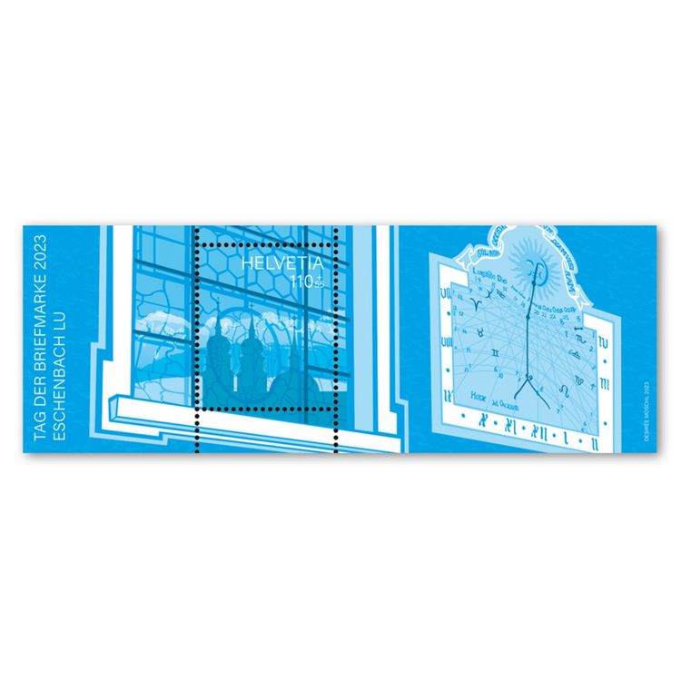 Sonderblock «Tag der Briefmarke 2023 Eschenbach LU» - postf. (Neu und originalverpackt) in ...