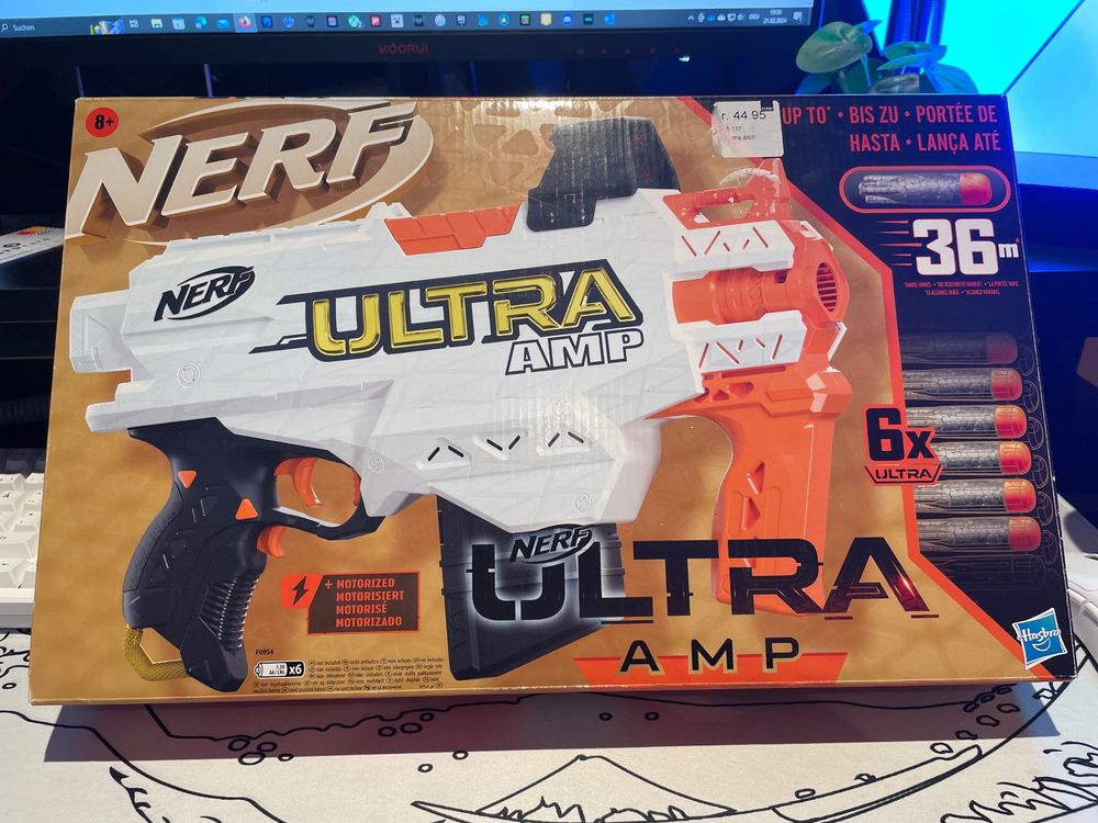 Nerf Ultra AMP - Elektische Nerf Pistole - OVP | Kaufen auf Ricardo