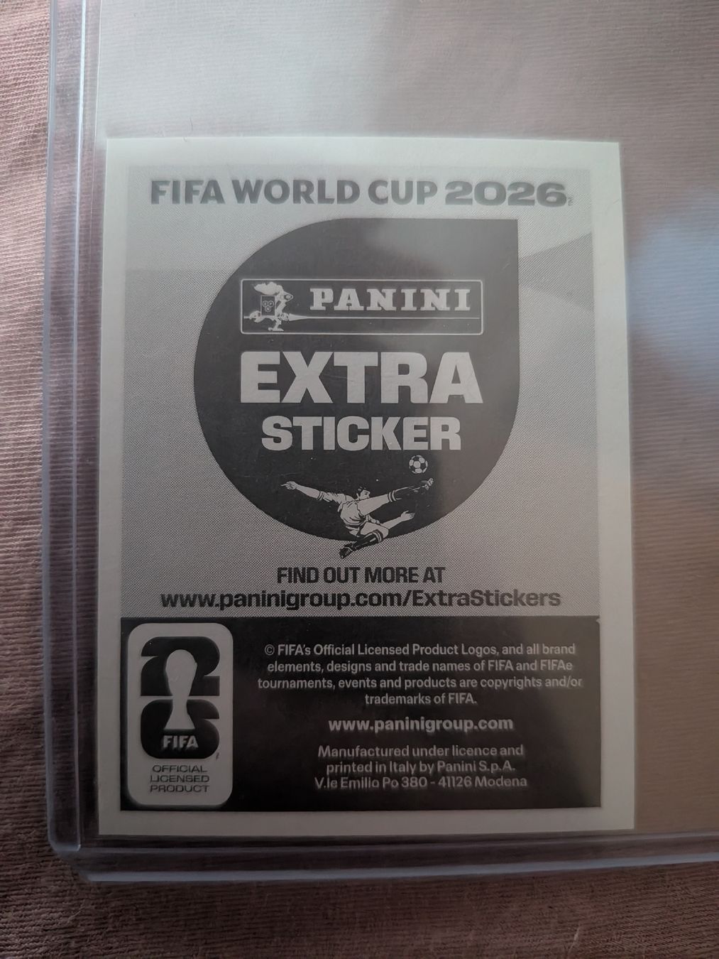 Panini WM 2026 Extra Sticker CRISTIANO RONALDO Regular (Neu (gemäss ...
