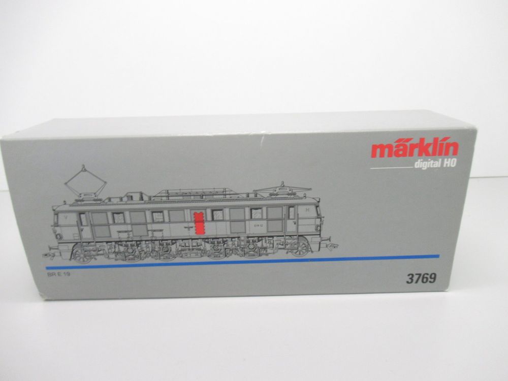 Märklin 3769 H0 AC Lok Digital, BR E 19, DR Bahn (Gebraucht) in Basel ...