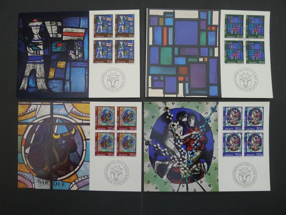 1970 Nr. B146-B149 im 4er Block auf Maximum Karte (Gebraucht) in ...