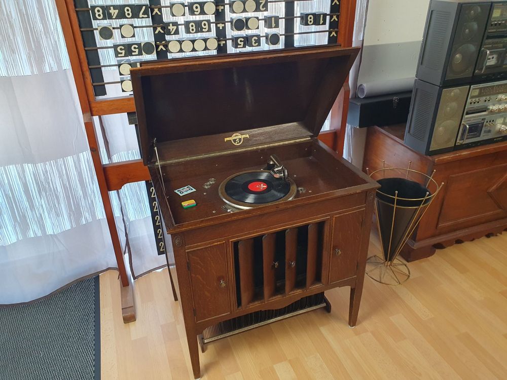 Grammophon Columbia Grafonola viva-tonal Stand Salongrammo | Kaufen auf ...