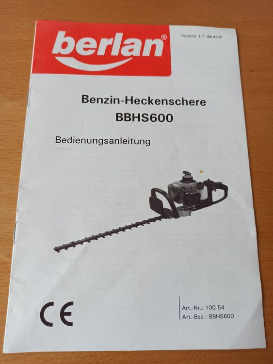 Heckenschere Berlan BBHS600 (Gebraucht) in Geroldswil für CHF 55 – nur ...