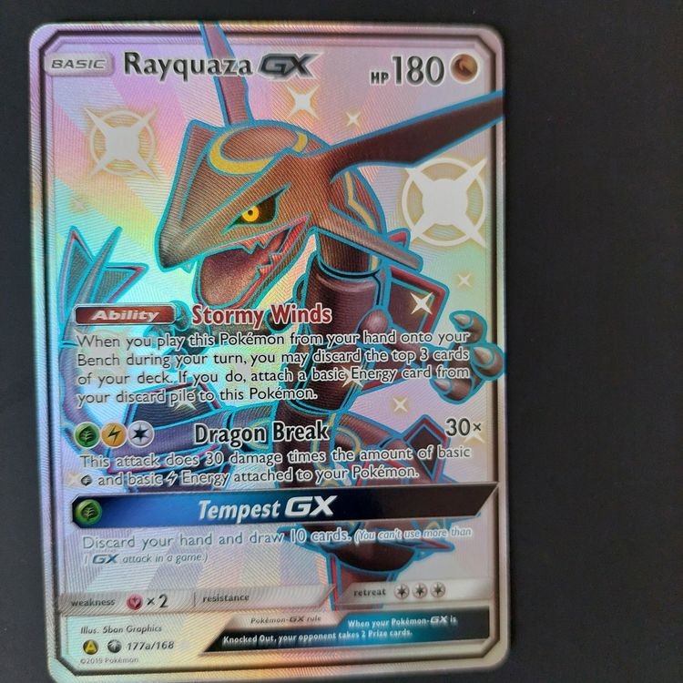 Rayquaza GX (CES 177a) eng Hidden Fates Pokemon (Gebraucht) in ...