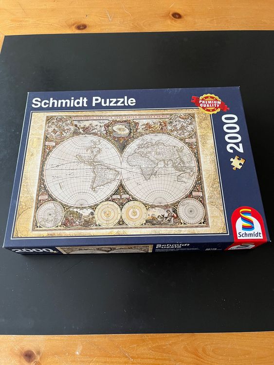 Puzzle Schmidt 2000 Teile Weltkarte | Kaufen auf Ricardo