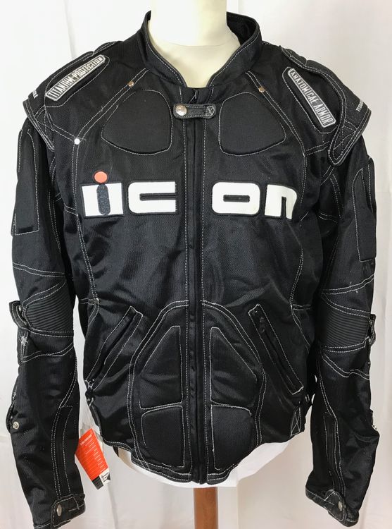 NEU Icon Textiljacke "TiMax" black, Gr.XXL (Neu und originalverpackt ...