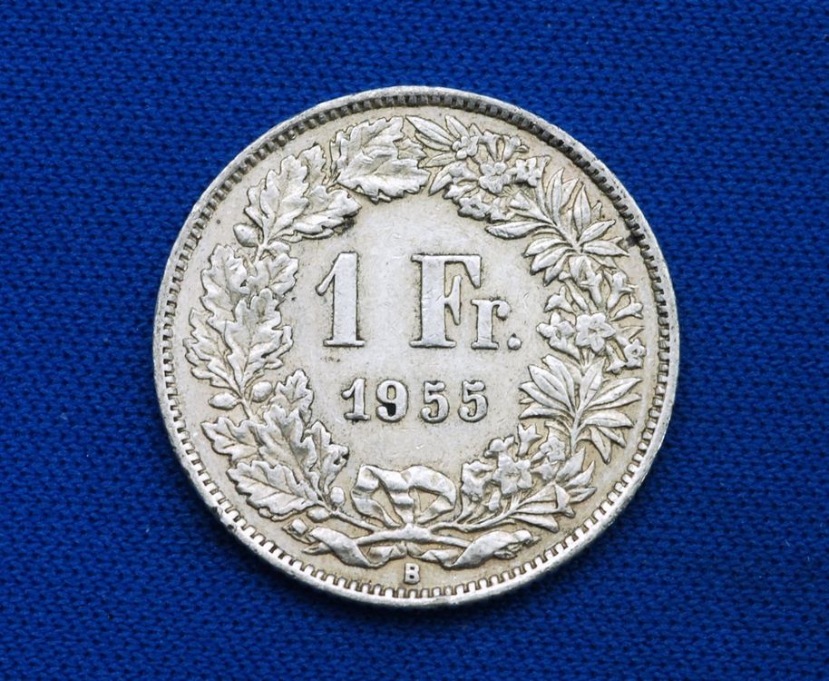 Silberner 1.- Jahrgang 1955, Rar | Kaufen auf Ricardo