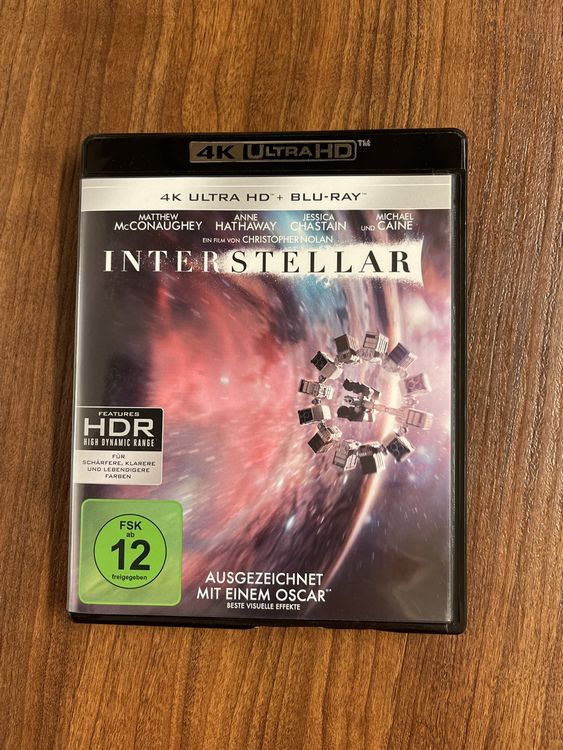 Interstellar christopher nolan 4k ultra hd uhd bluray (Gebraucht) in Kaltbrunn für CHF 11 – mit ...
