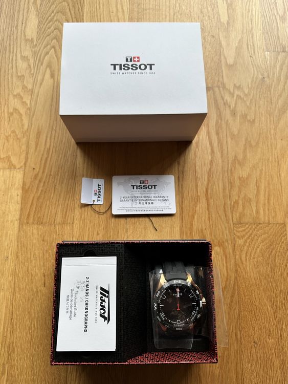 New! Tissot T-Touch Connect Solar Smartwatch Titan PVD Rosé (Neu und ...
