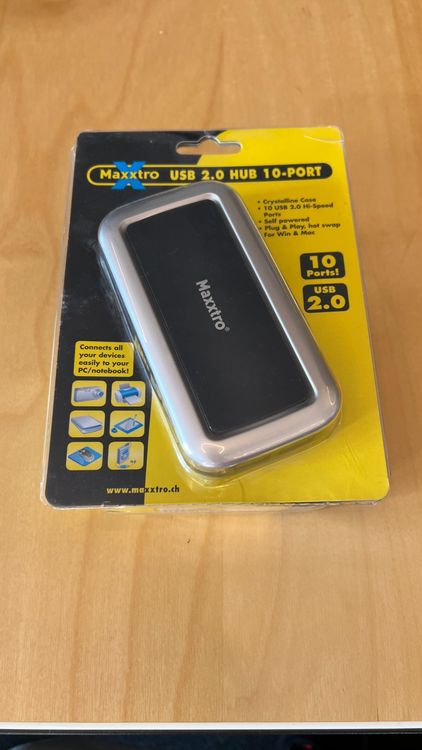 Maxxtro USB Hub 10-Port | Kaufen auf Ricardo