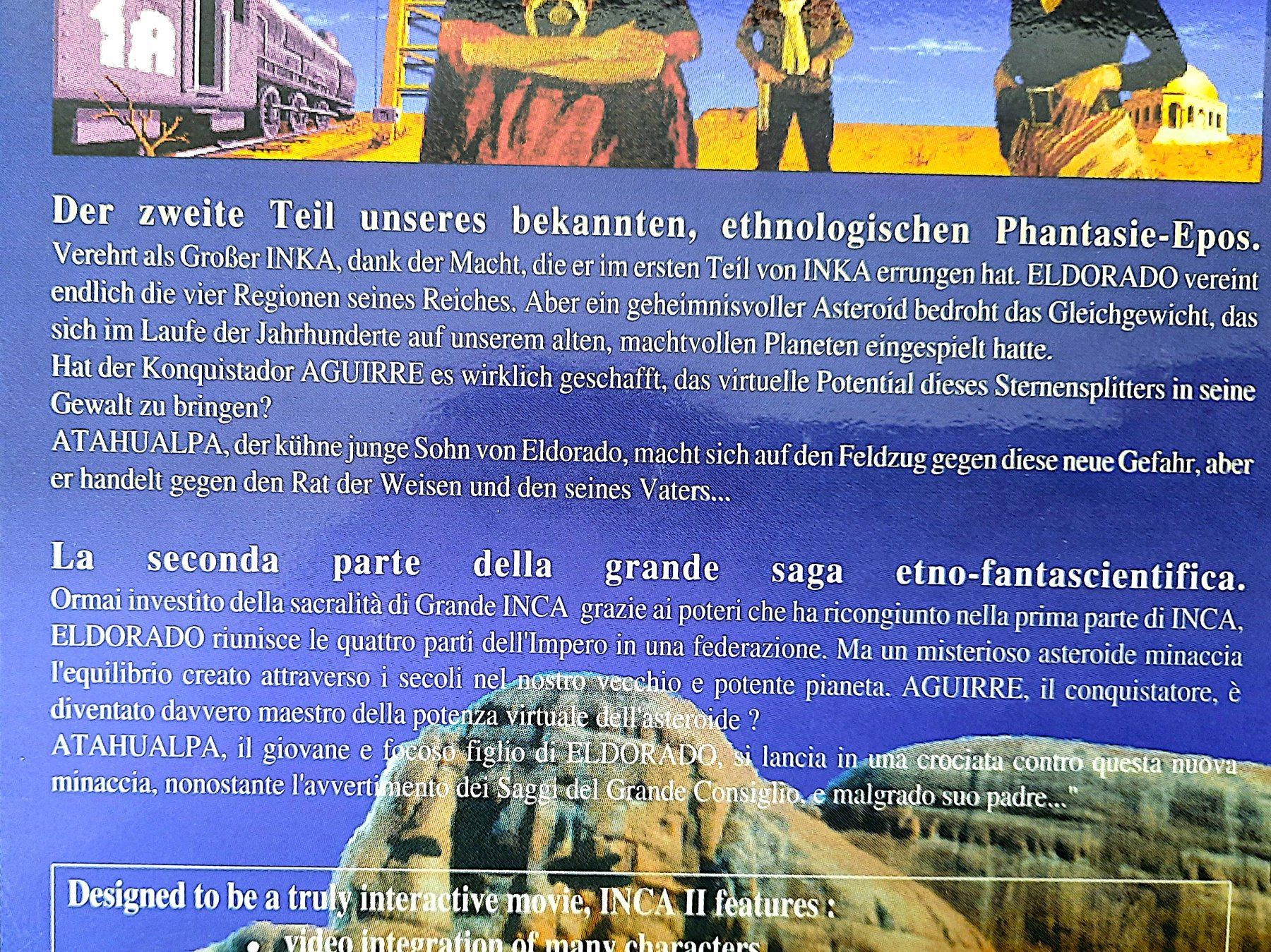 COKTEL VISION/SIERRA: "Inca II - Wiracocha" (Gebraucht) in Beinwil am ...