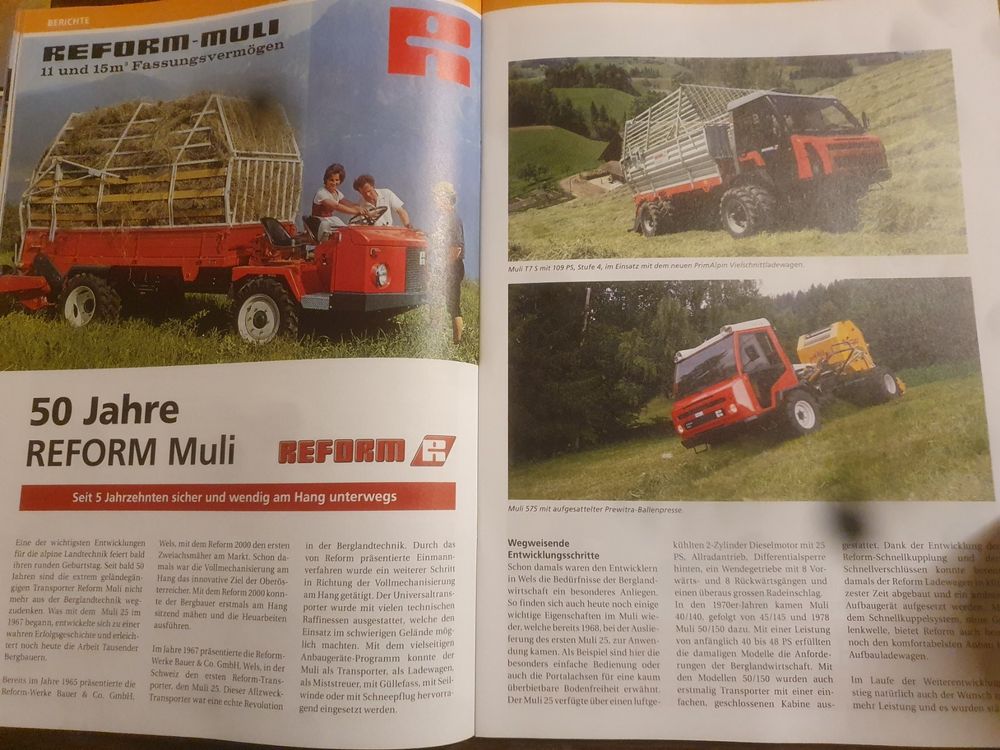 Alte Landtechnik 3/17 Meier Traktor Reform Muli Aecherli xb | Kaufen auf Ricardo