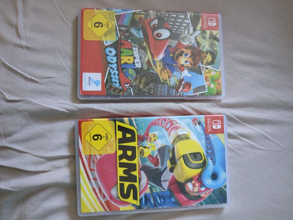 Arms+Super Mario Odyssey Nintendo Switch (Neu (gemäss Beschreibung)) in ...