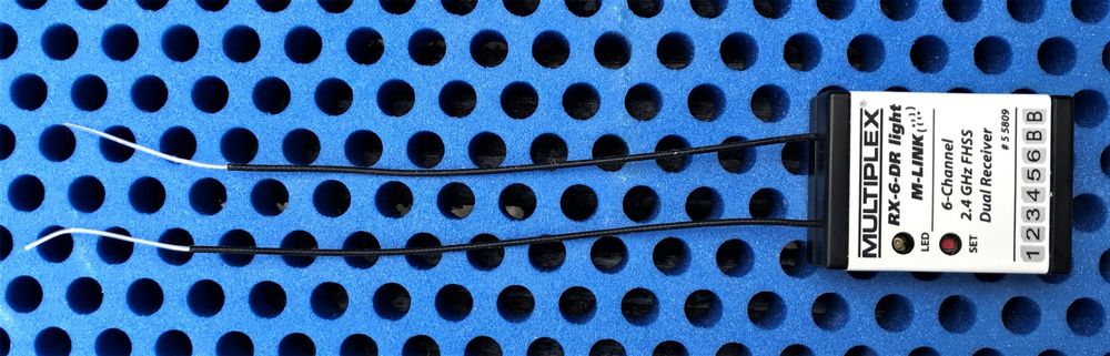 Empfänger RX-6-DR light "M-LINK 2.4GHz", Multiplex # 55809 (Gebraucht ...