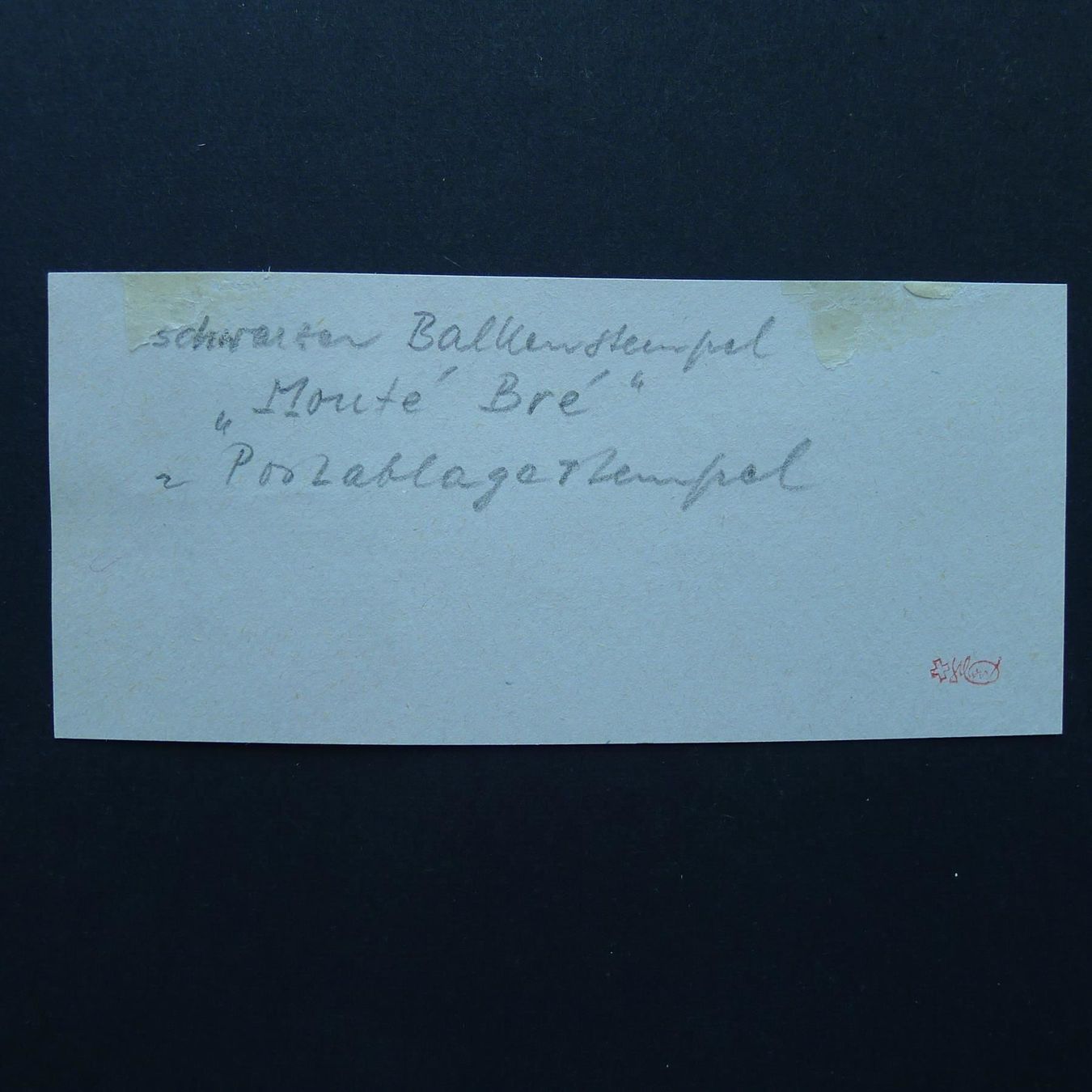 1910 Nr. 125II mit Balkenstempel von MONTE BAR signiert (Gebraucht) in ...