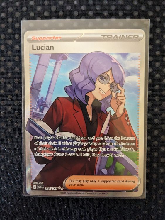 Pokémon Twilight Masquerade - Lucian 208/167 ( EN ) | Kaufen auf Ricardo