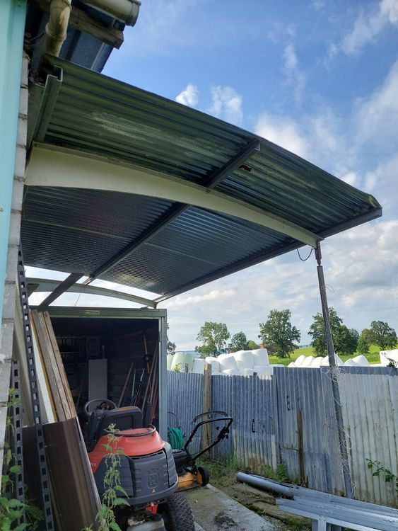 Metall Unterstand Vordach Pergola 4 x 2m Occasion (D'occasion) à ...