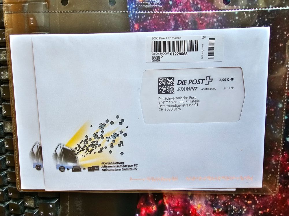 CH 2002 STAMPITBPC FRANKIERUNG (Gebraucht) in Dintikon für CHF 1 – mit ...